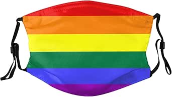 Gay Pride Rainbow Flag LGBTQ Face Mask Adjustable Breathable Balaclava ...