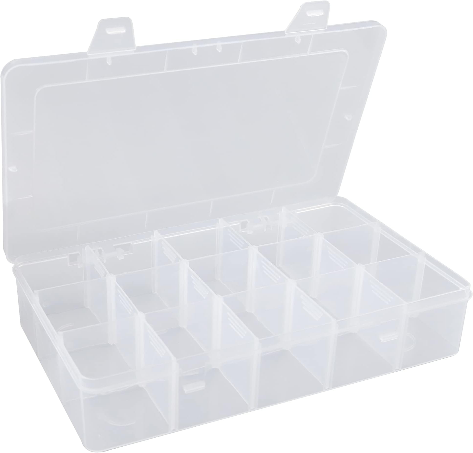 Amazon.com: Extra Large 18 Grids Bead Storage Container Tackle Box ...