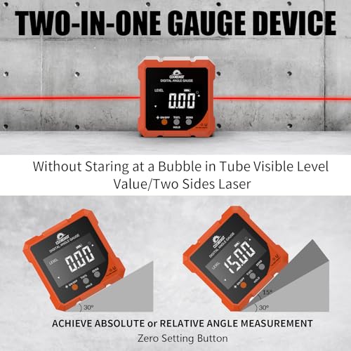 Snapklik.com : Coobeast Digital Angle Finder Magnetic, Rechargeable ...