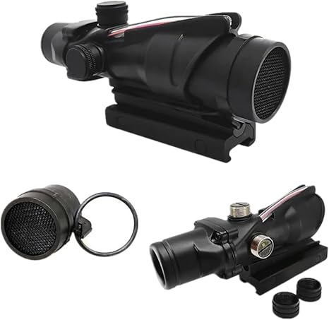 Amazon.com : HWZ 4x32 Scope Hunting Scopes Red Glass Etched Reticle ...