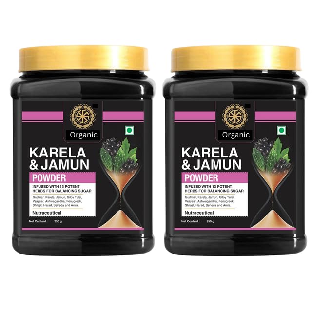 Buy Karela Jamun Powder with Neem (500 Grams) - Diabetic Detox Powder ...