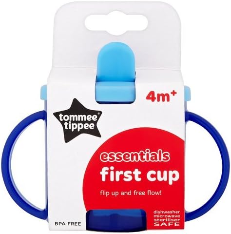 Tommee Tippee Free Flow First Cup Essentials 4m+, 190ml : Amazon.co.uk ...