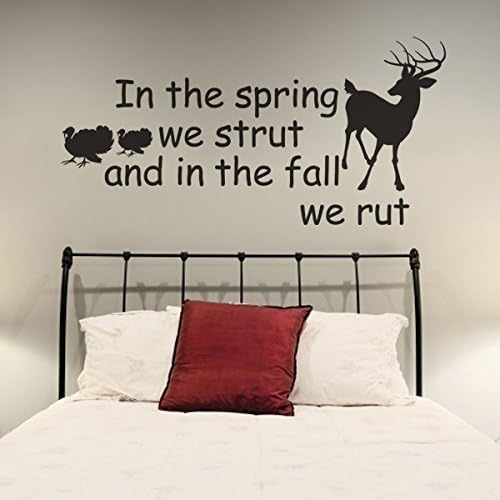Amazon.com: in The Spring We Strut and in The Fall We Rut Deer and ...