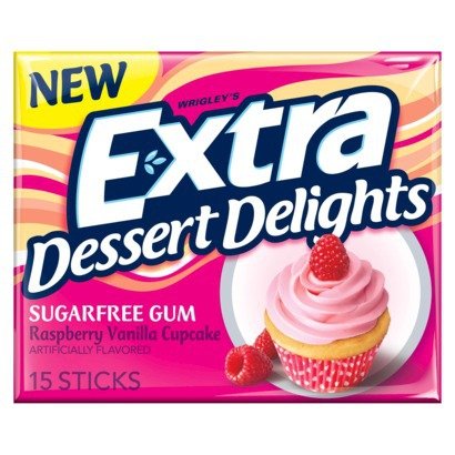 Amazon.com : Extra Dessert Delights Raspberry Vanilla Cupcake 10 Count ...