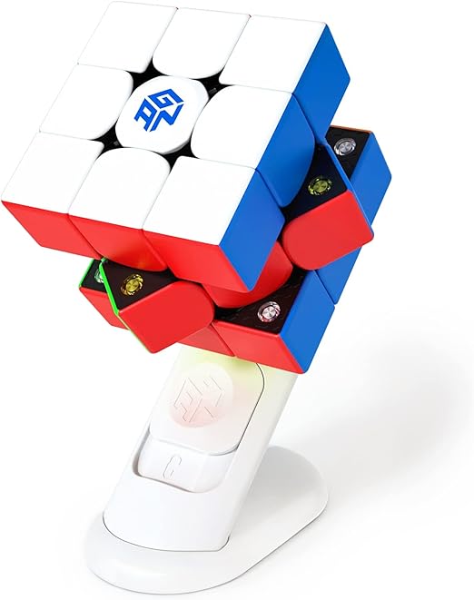 Amazon.com: GAN 356 M with Cube Display Stand, Speed Cube 3x3 Magnetic ...