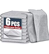 Amazon.com: Navona 18 Pcs New Upgrade Steel Wire Dishcloth,Double-Layer ...