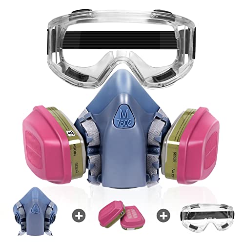Amazon: Reusable Respirator Mask with Filters - Gas Mask with Anti-Fog ...