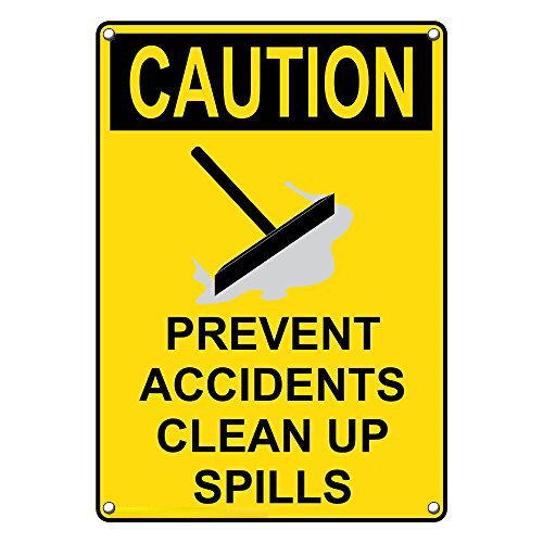 Amazon.com: Weatherproof Plastic Vertical OSHA Caution Prevent ...