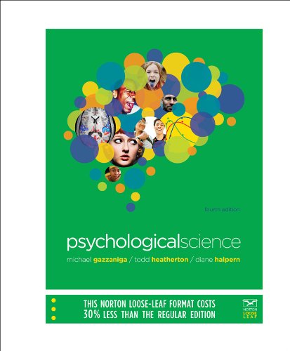 Amazon.com: Psychological Science: 9780393138122: Gazzaniga, Michael S ...