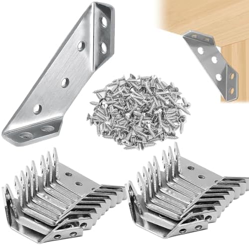 Amazon.com: 20PCS Universal Furniture Corner Connector,Stainless Steel ...