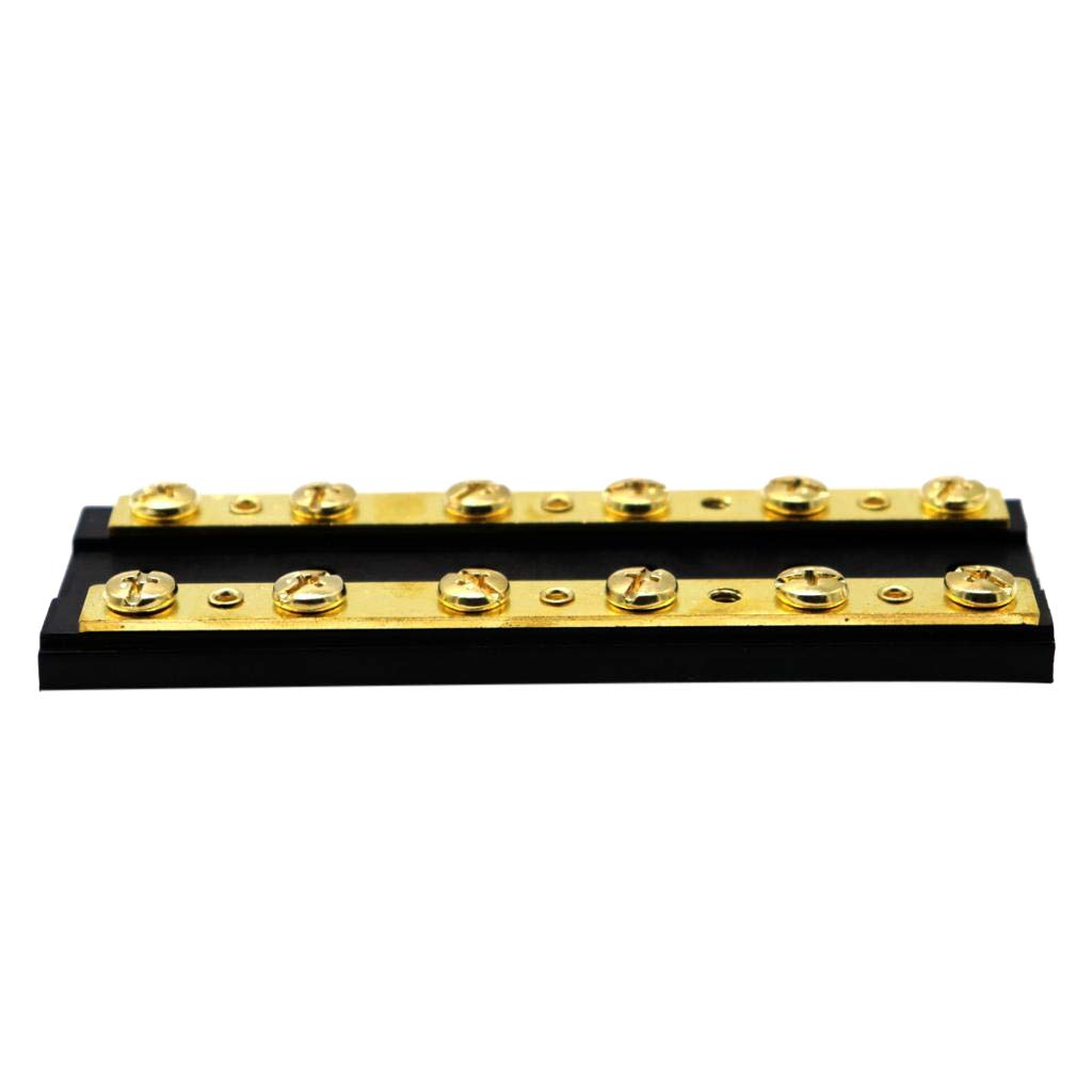 Buy SDENSHI 12 Circuit Terminal Block Brass Bus Bar 8-32 Screws ...