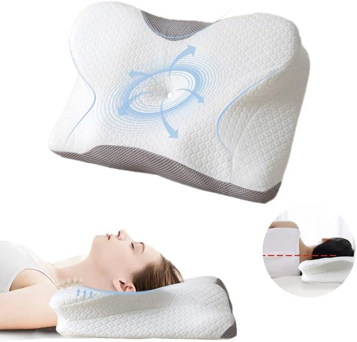 Good Nite Memory Foam Orthopedic Pillow Groove Cervical Pillow ...