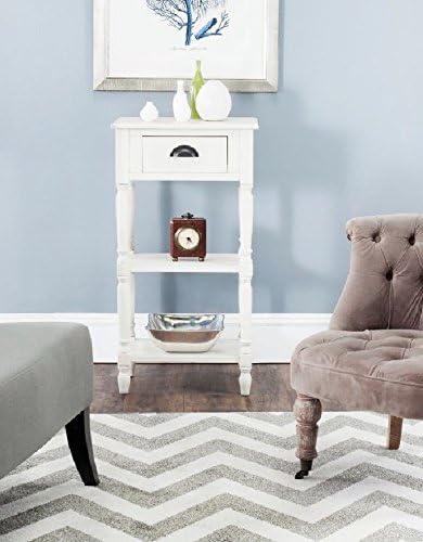 Amazon.com: Rectangular Chucky Accent Table with Storage Drawer Side ...