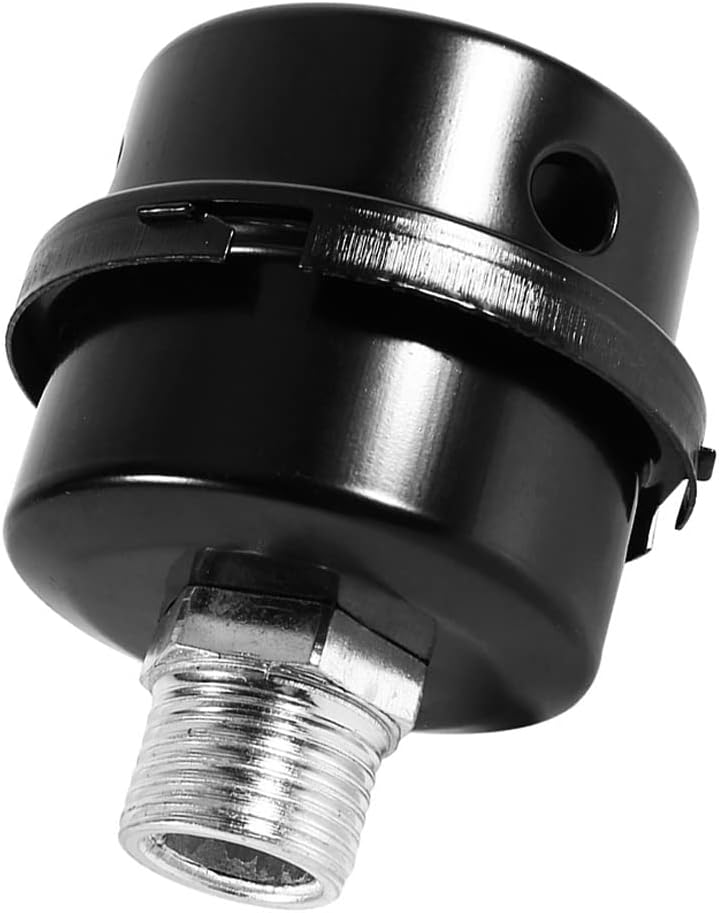 Amazon.com: Air Compressor Silencer,Filter Thread Metal oil-less Intake ...