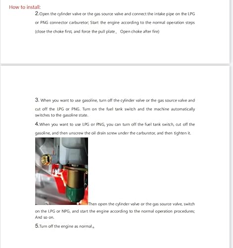 Allmost Natural Gas Conversion Kit Compatible with Duromax XP12000EH ...