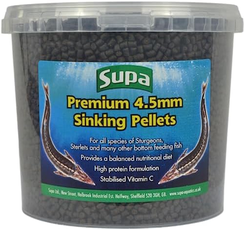 Supa Premium 4.5mm Sinking Pellets Fish Food 2.2kg, Provides A Balanced ...
