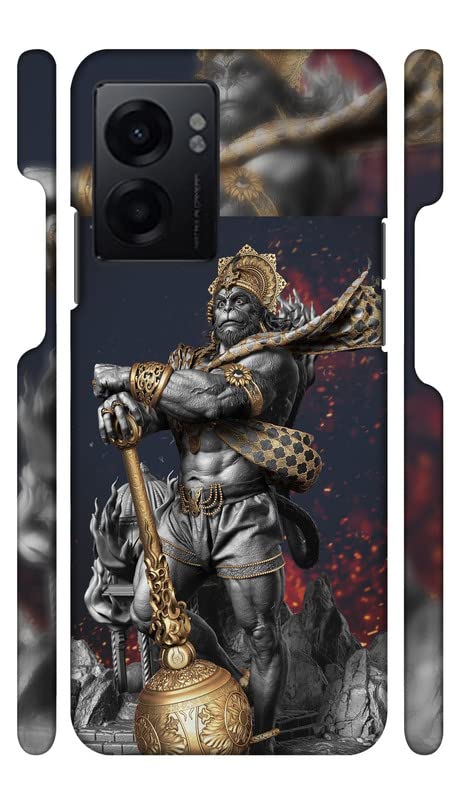 DASP | Mahabali Hanuman | Designer Printed Hard Back Cover for Realme ...