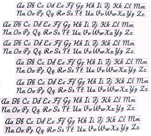 Amazon.com: Cursive Letters Desk Strips, Removable Stickers -26 ...