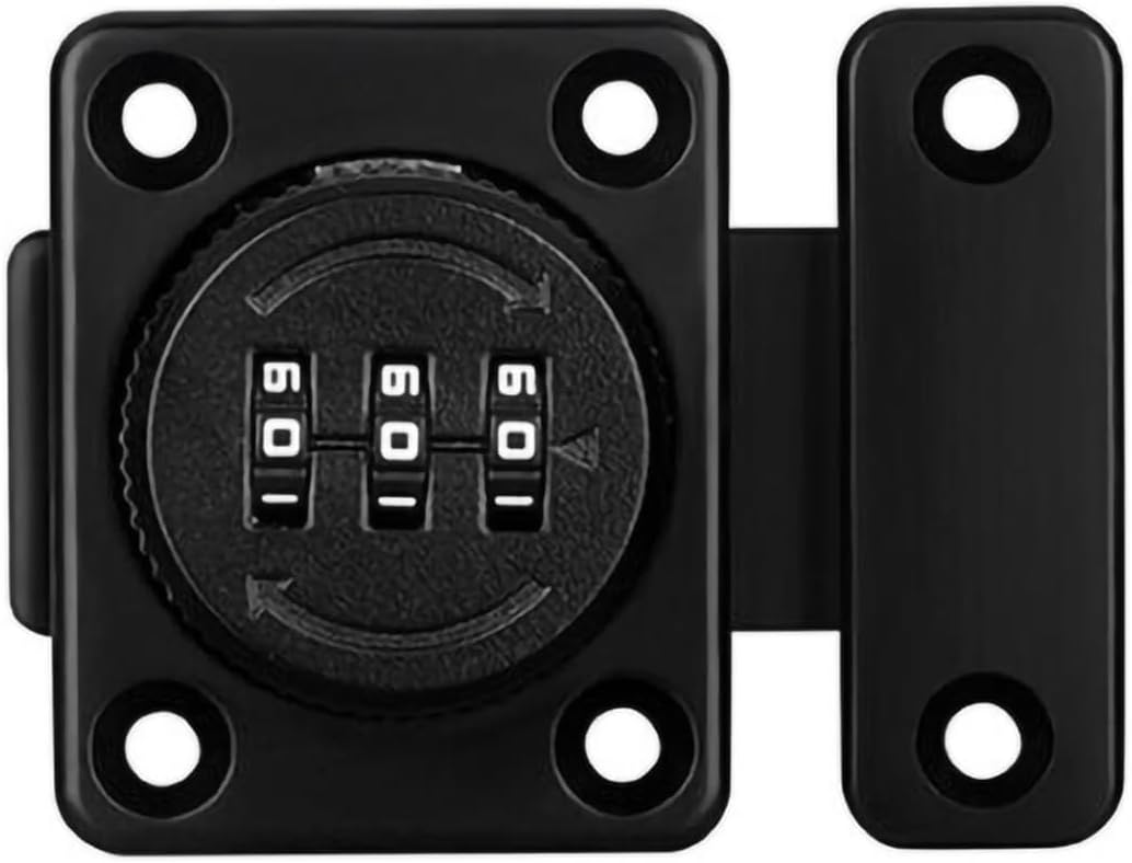 Combi-Cam FJM-7700 7700 & Key MAX Combination Locker LOCKS-7700, Black ...