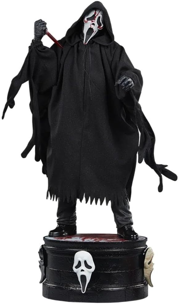 Amazon.com: PCS Collectibles Ghostface (Deluxe Version) 1:4 Scale ...