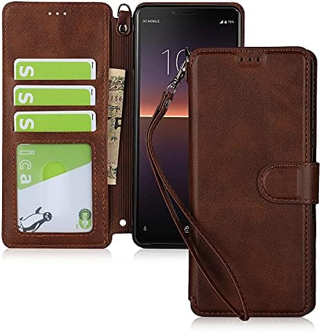 Amazon.co.jp: Xperia 5 II SOG02 SO-52A Case Folio Sony Xperia 5 II Case ...