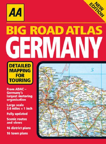 AA Big Road Atlas Germany (AA Atlases S.): Amazon.co.uk: 9780749550981 ...