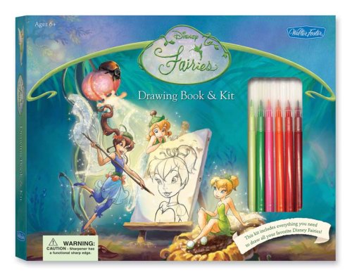 Disney Fairies Drawing Book & Kit - Livros na Amazon Brasil- 9781560108948