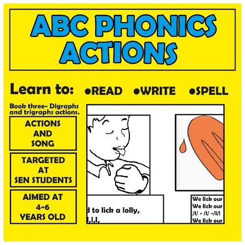 My ABC Phonics Book- Diagraphs and Trigraphs Action: Learn to read ...
