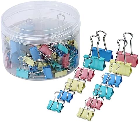 NFI essentials Binder Clips Different Size 32mm 25 mm 19mm Assorted ...
