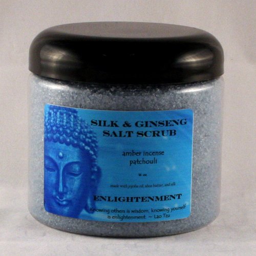 Amazon.com : 16 oz Zen Silk & Ginseng Salt Scrub Enlightenment : Body ...