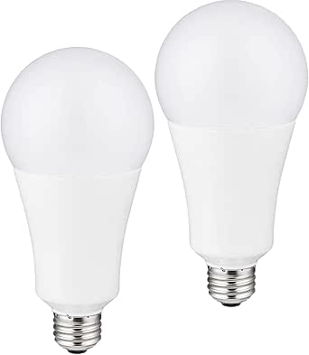 Diodesy- Pack of 2 A23/LED/26W/MV/40K A23 LED Light Bulb, 26 Watts ...
