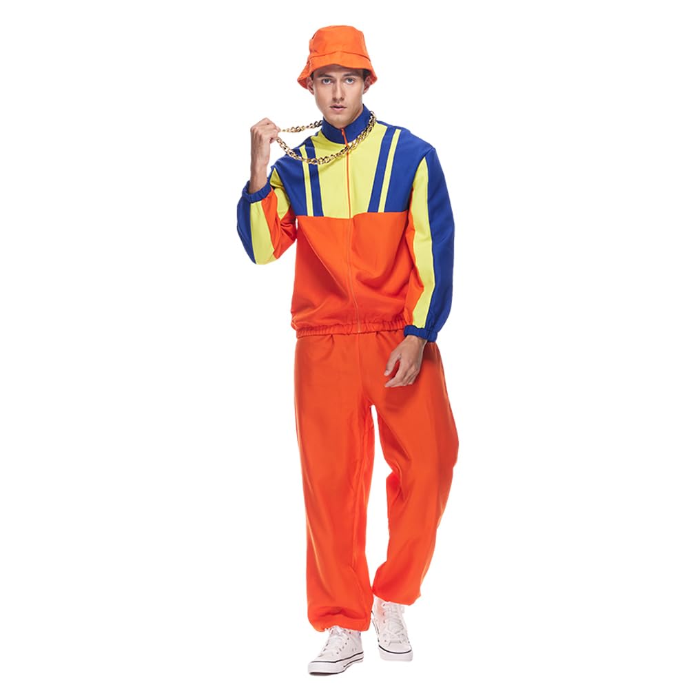 Snapklik.com : Mens 90s Hip Hop Rhyme Royalty Costume Adult Old School ...