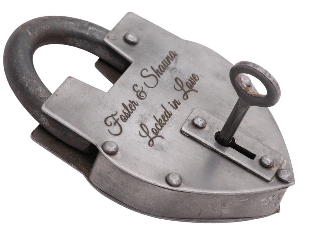 RII Personalized Lock, Keyed Padlock, Love Lock for Bridge, Custom Wish ...