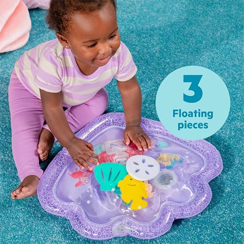 Bright Starts Disney Princess Ariel Tummy Time Water Mat, The Little ...