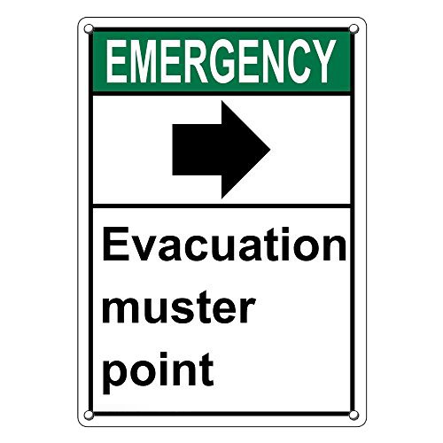 Amazon.com: Weatherproof Plastic Vertical ANSI Emergency Evacuation ...