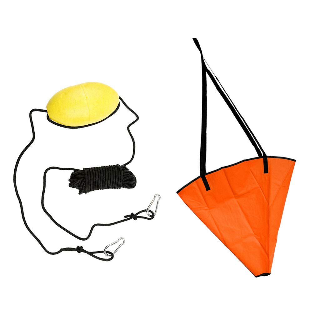 SLB® 32" Sea Anchor Drogue Brake for 20' Power Speed Boat Yacht with 30 ...