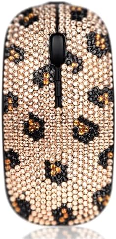 Amazon.com: Bling Dazzling 2.4GHz Wireless Silent Mouse Covered with ...