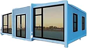 Amazon.com: Casa modular plegable del envase prefabricada de los 20ft ...