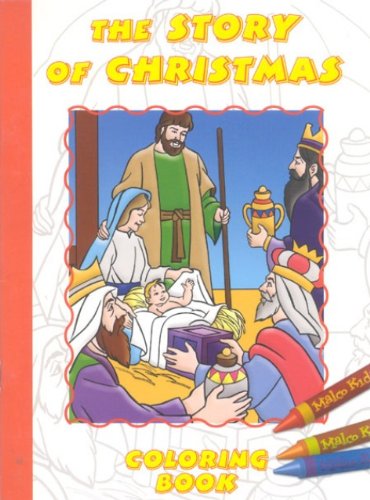 The Story of Christmas Coloring Book (Regina Press #1220-8): unknown ...