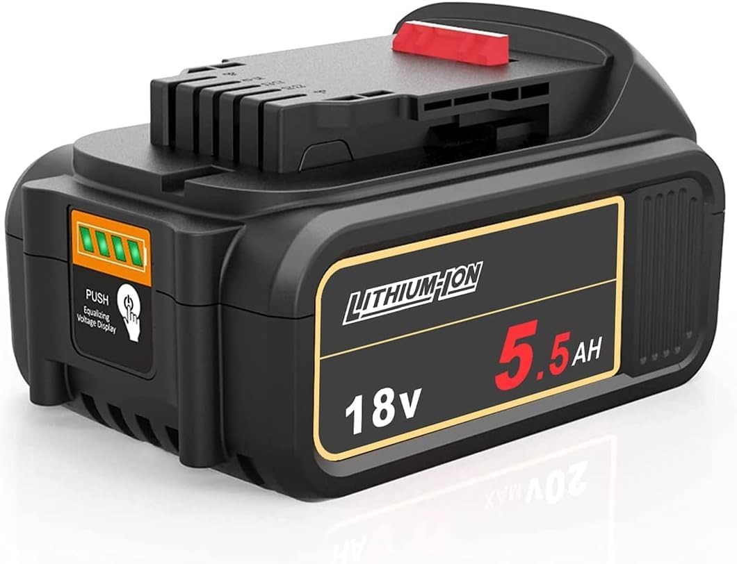 TECCPO 18V Batterie Rechargeable au Lithium-ION, 4.0Ah Batterie de ...