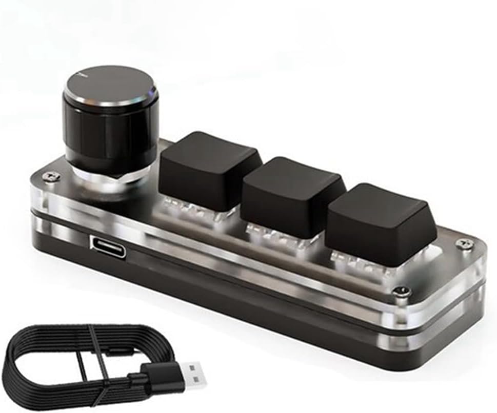 Pinafresa Macropad Macro Mechanical Keyboard Gaming Custom Programming ...