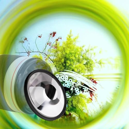 Amazon.com : 77 mm Spiral Halo Camera Lens Filter, K9 Optical Glass ...