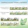 Amazon.com: Whaline 69Ft Camping Hiking Bulletin Board Borders ...