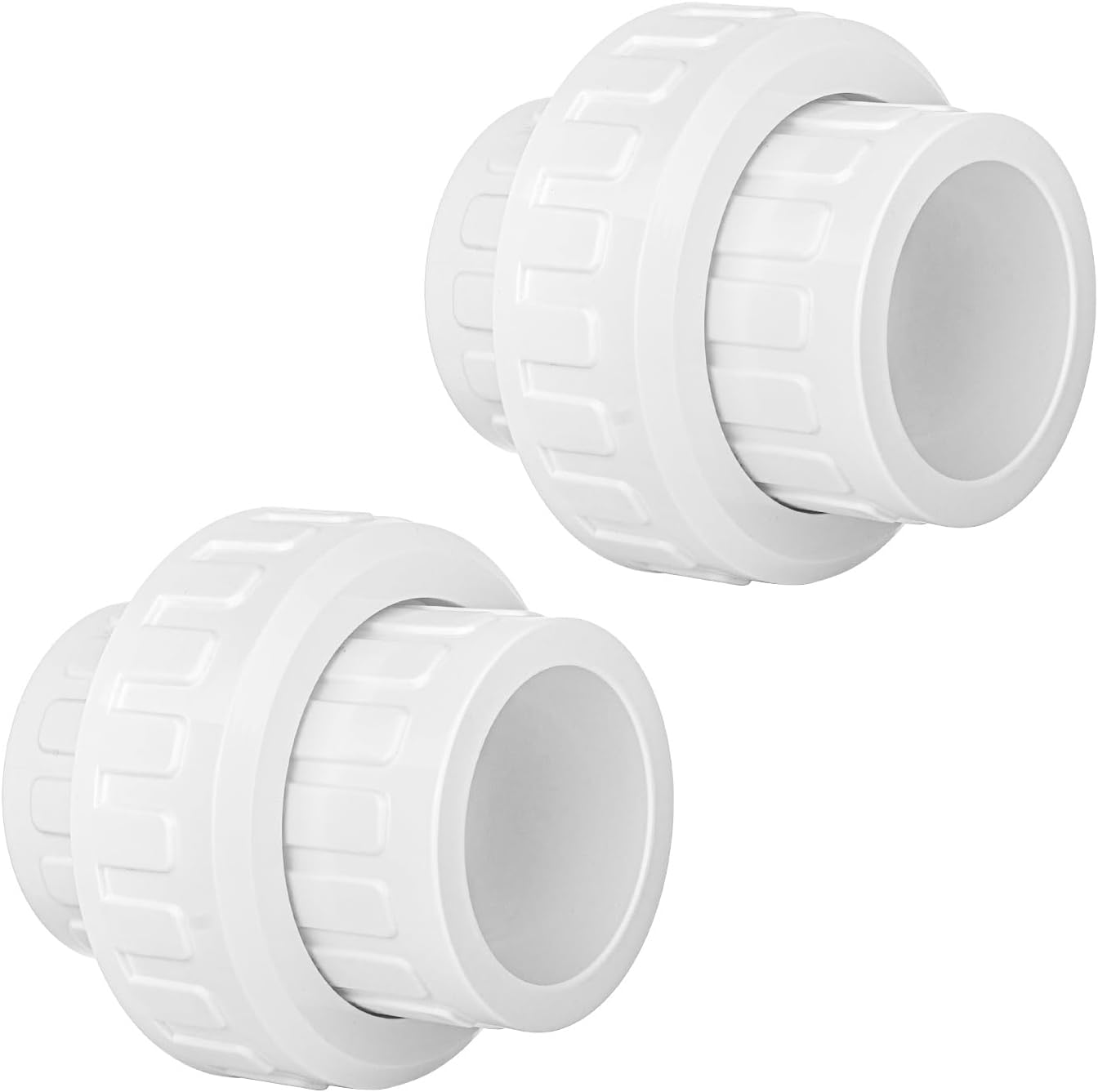Amazon.com: BENLIUDH 3/4 inch PVC Pipe Union Fittings, PVC Connectors ...