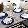 Amazon.com: 60 Pcs Navy Blue Paper Placemats, 13.5 Inch Graduation ...