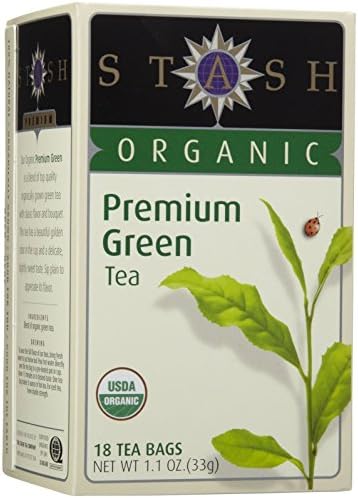 Amazon.com : Stash Premium Green Tea, Organic, 18-ct : Herbal Teas ...