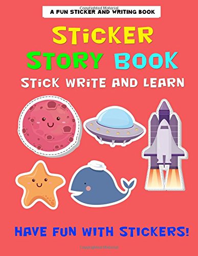 Amazon.com: Sticker Story Book: Stick Write And Learn Workbook Blank ...