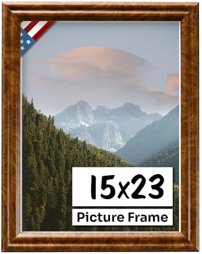 Amazon.com - US Art 15x23 Brown Burl .75 in Wooden Photo Picture Poster ...
