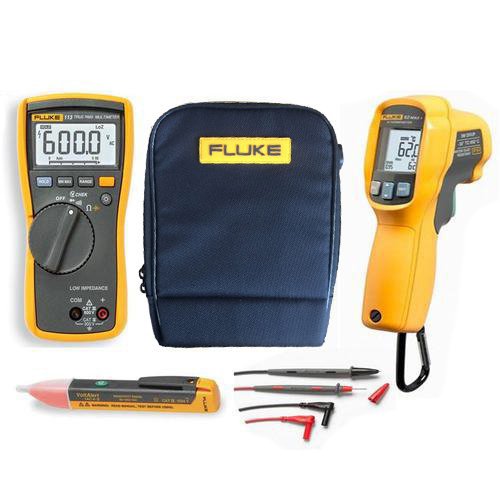 Fluke 113 Combo Kit (KIT74) – Includes 113 True RMS Multimeter, 62 MAX+ ...