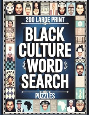 Black Culture Word Search Large Print: 250+ Black History Puzzles and ...